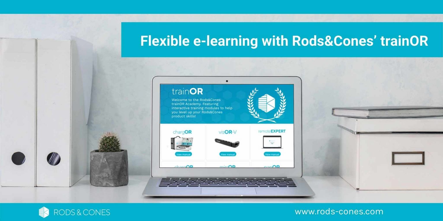 Flexible e-learning with Rods&Cones’ trainOR - Rods & Cones